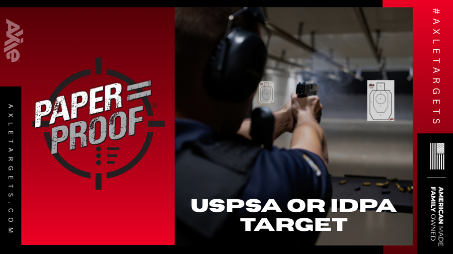 Best Paper Targets for USPSA & IDPA Training | Axle Targets