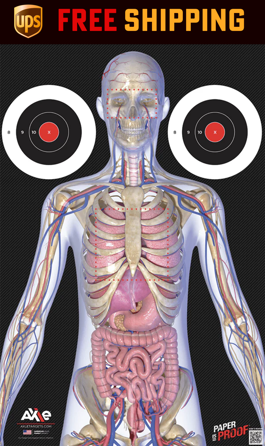 Anatomy Training Target – Human Body Shooting Practice