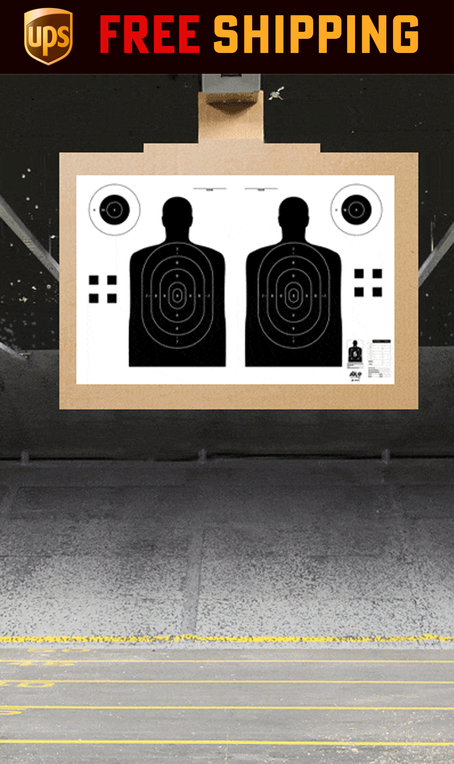 B29 Target for Florida G License | 23x35" Dual Silhouette Sheet