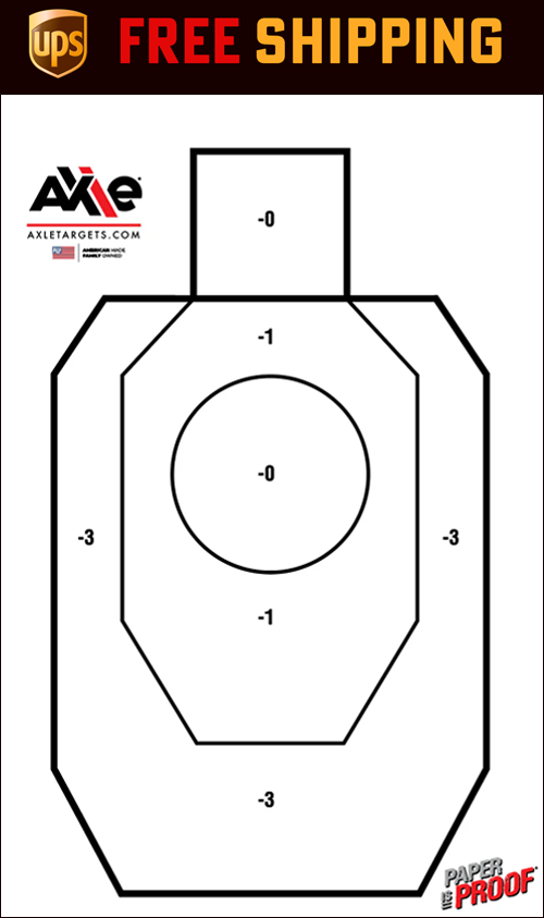 IDPA Target – Official Size Competitive Shooting Target